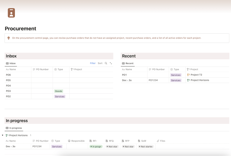 The best Project Management Notion Template - PMBeam