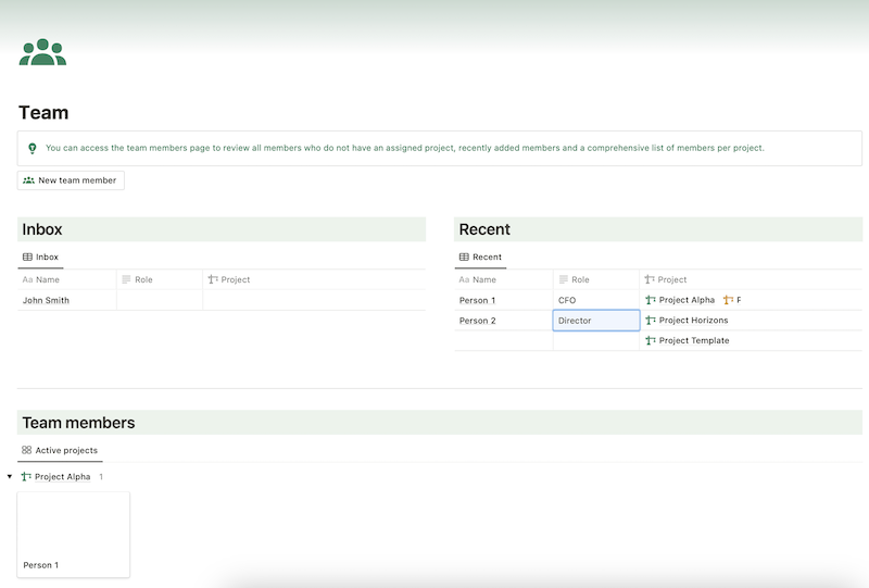 The best Project Management Notion Template - PMBeam